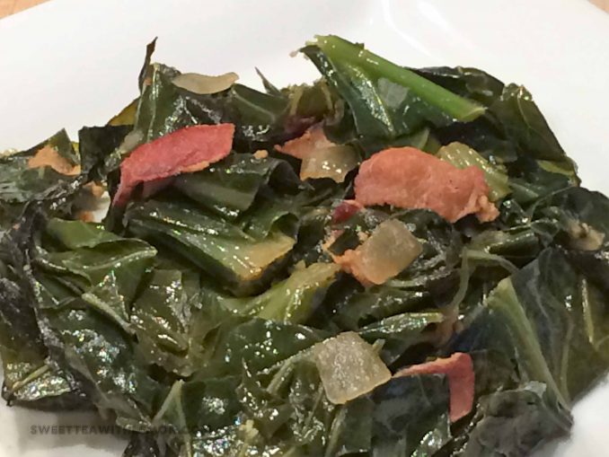 Brazilian Collard Greens – Sweet Tea (with Lemon)